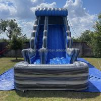 China Indoor Outdoor Entertainment Dual Slip n Slide Inflatable Pool Slide for Water Park for sale