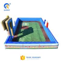 China Shipping Way Used Inflatable Soap Football/Basketball Field for Outdoor Playground for sale