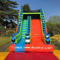China Water Parks Commercial PVC TOXIC DROP MEGA Inflatable Slide for Inflatable Dry or Wet for sale