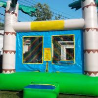 China 14 Years up Customized Color Tropical Palm Tree Bouncy Kids Bouncing Castle for Rent for sale