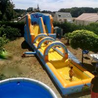 China Experience the Thrill with Underwater World Theme Inflatable Water Park and Slide for sale