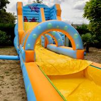 China Experience the Thrill with Underwater World Theme Inflatable Water Park and Slide for sale