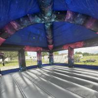 China Blower Pretty Good Kids Party Astronaut Castle Spaceship Inflatable Bounce House for sale