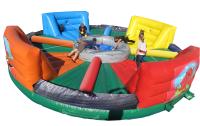 China Unleash the Fun with Human Bungees Running and Hungry Hippo Chow Down Inflatable Game for sale
