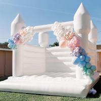 China CE/EN71 Certified Custom Size Inflatable Moonwalk Bouncy Castle for Wedding Party for sale