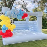 China CE/EN71 Certified Custom Size Inflatable Moonwalk Bouncy Castle for Wedding Party for sale