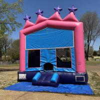 China Big Portable 0.55mm PVC Vinyl Tarpaulin Outdoor or Indoor Inflatable Combo Jumping Castle for sale