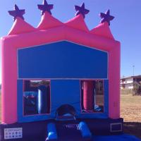 China Big Portable 0.55mm PVC Vinyl Tarpaulin Outdoor or Indoor Inflatable Combo Jumping Castle for sale