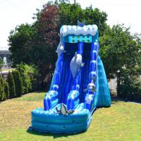 China Detachable Pool Inflatable Slip n Slide for Children and Adults at Summer Water Park for sale
