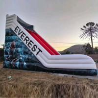 China Outdoor Entertainment Must-Have Red Spiderman Inflatable Dry Slide with 2 Ladders for sale