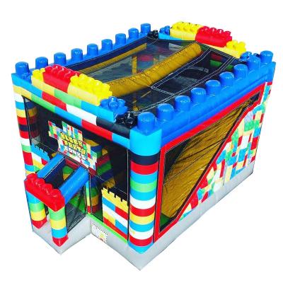 China Indoor and Outdoor Entertainment PVC Building Blocks Inflatable Jump Castle for Party for sale