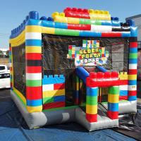 China Indoor and Outdoor Entertainment PVC Building Blocks Inflatable Jump Castle for Party for sale