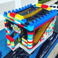 China Indoor and Outdoor Entertainment PVC Building Blocks Inflatable Jump Castle for Party for sale