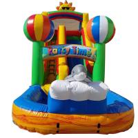 China Shipping by Sea Air or Express Enjoy Outdoor Fun with 2024 26ft Commercial PVC Inflatable Rainbow Slide for sale