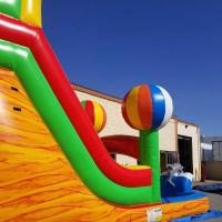 China Shipping by Sea Air or Express Enjoy Outdoor Fun with 2024 26ft Commercial PVC Inflatable Rainbow Slide for sale