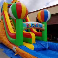 China Shipping by Sea Air or Express Enjoy Outdoor Fun with 2024 26ft Commercial PVC Inflatable Rainbow Slide for sale