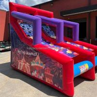 China Age Range 14 Years up Interactive Inflatable Dual Roller Ball Lane Game for 2 Players for sale