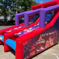 China Age Range 14 Years up Interactive Inflatable Dual Roller Ball Lane Game for 2 Players for sale