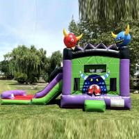 China Indoor and Outdoor Entertainment Commercial Inflatable Jumping Castle Bouncer with Slide for sale
