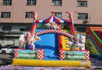 China Commercial Inflatable Dry Slide with Customized Logo Carnival Circus Clown Jump Slide for sale