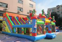 China Commercial Inflatable Dry Slide with Customized Logo Carnival Circus Clown Jump Slide for sale