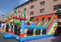 China Commercial Inflatable Dry Slide with Customized Logo Carnival Circus Clown Jump Slide for sale