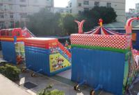 China Commercial Inflatable Dry Slide with Customized Logo Carnival Circus Clown Jump Slide for sale
