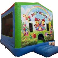 China Unisex Small Waterproof PVC Inflatable Bouncy Jumping Castle Bounce House with Slide for sale