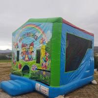 China Unisex Small Waterproof PVC Inflatable Bouncy Jumping Castle Bounce House with Slide for sale