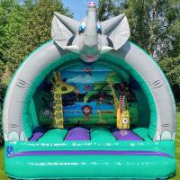 China Unisex Commercial PVC Inflatable Trampoline Castle Elephant Bounce House for Party Rentals for sale