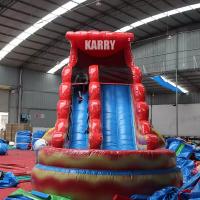 China Colorful Commercial Inflatable Water Slide and Swimming Pool for Water Park Amusement for sale