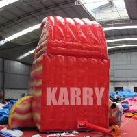 China Colorful Commercial Inflatable Water Slide and Swimming Pool for Water Park Amusement for sale