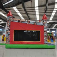 China Blower Commercial PVC Cartoon Animation Inflatable Bouncer House with Slide Pool for sale