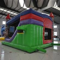 China Blower Commercial PVC Cartoon Animation Inflatable Bouncer House with Slide Pool for sale