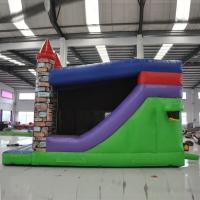 China Blower Commercial PVC Cartoon Animation Inflatable Bouncer House with Slide Pool for sale