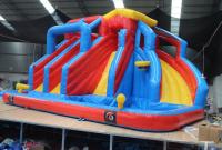 China Water Slide N Soak Splash Park Most Popular Banzai Inflatable Allowable Passenger 5-10 for sale
