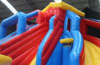 China Water Slide N Soak Splash Park Most Popular Banzai Inflatable Allowable Passenger 5-10 for sale