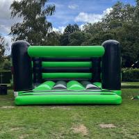 China Blower Included Children's Inflatable Trampoline Castle Giant and Green Party Rentals for sale