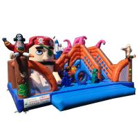 China Commercial Grade Inflatable Trampoline Castle Bounce House with Repair Kits Included for sale
