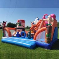 China Commercial Grade Inflatable Trampoline Castle Bounce House with Repair Kits Included for sale