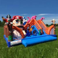 China Commercial Grade Inflatable Trampoline Castle Bounce House with Repair Kits Included for sale