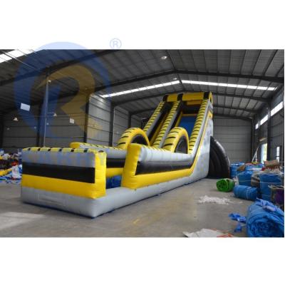 China Commercial Inflatable Water Park Extra Long Slide and Inflatable Combo Swimming Pool for sale