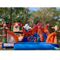 China Commercial Grade Inflatable Trampoline Castle Bounce House with Repair Kits Included for sale
