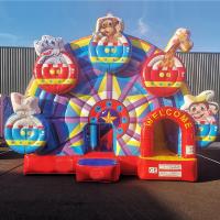 China KRC Red Animal Ferris Wheel Inflatable Bounce House for Jumping for sale