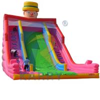 China Custom Features Inflatable Water Slide For Adult with Pool Bounce House PVC Sustainable for sale