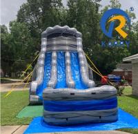 China Custom Features Inflatable Water Slide For Adult with Pool Bounce House PVC Sustainable for sale