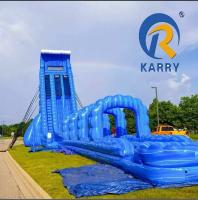 China Custom Features Inflatable Water Slide For Adult with Pool Bounce House PVC Sustainable for sale