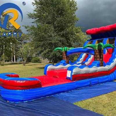 China PVC Tarpaulin Inflatable Water Slide for Adults and Kids Customized Logo/Pattern for sale