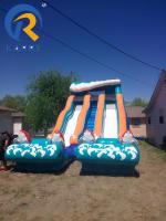China PVC Tarpaulin Inflatable Water Slide for Adults and Kids Customized Logo/Pattern for sale