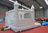 China Newly Made Moonwalk Wedding Trampoline Commercial White Bouncy Castle for Party Events for sale